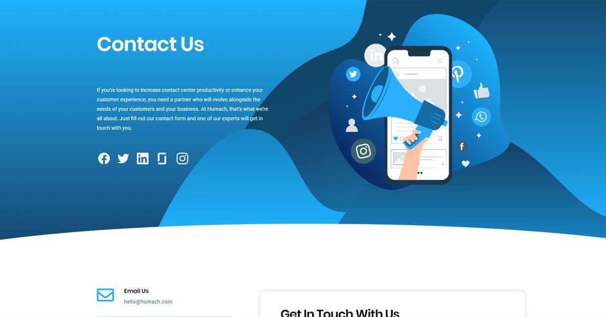 Contact Humach | We're Here to Help